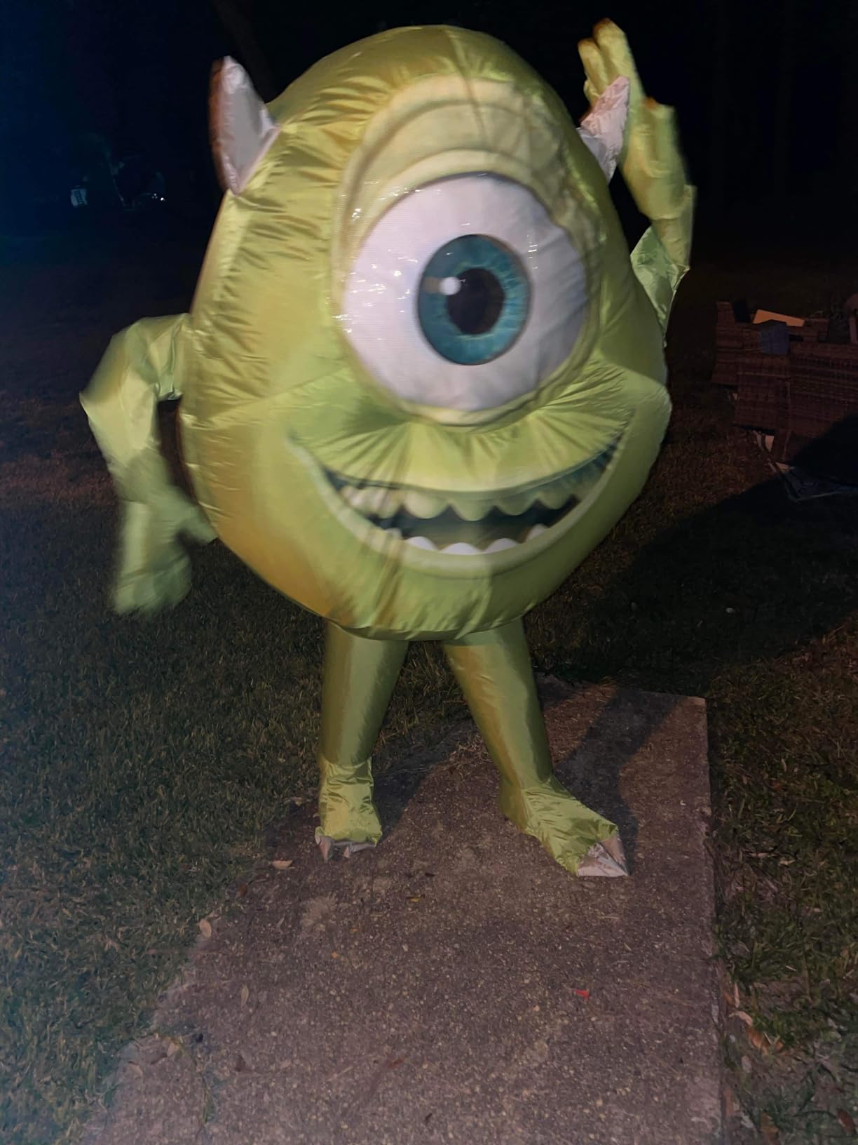 Amazon.com: Spirit Halloween Monsters Inc. Adult Mike Wazowski ...