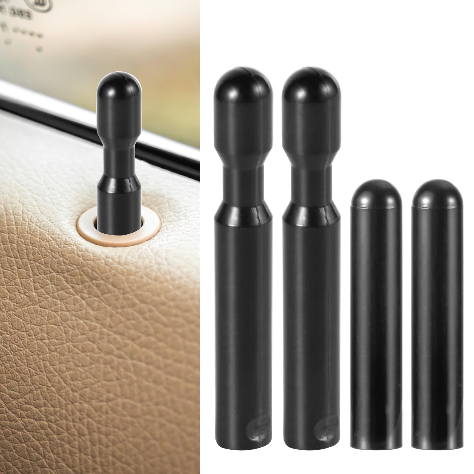 Amazon.com: 4pcs Door Locks Knob Pull Pin, Reliable Car Door Lock Knobs ...