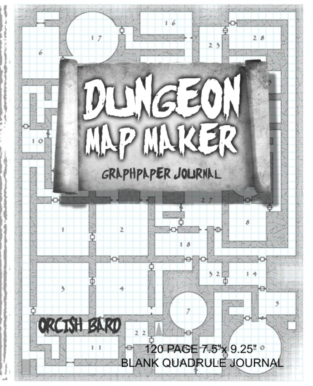 Dungeon Map Maker Graph Paper Journal for DnD RPG Game Masters ...