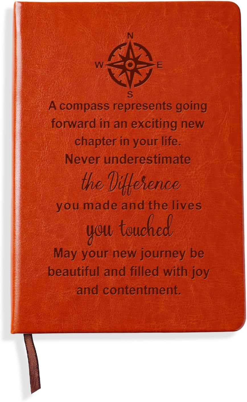 Amazon.com : LBWCER Retirement Gifts for Men,A5 Leather Journal ...