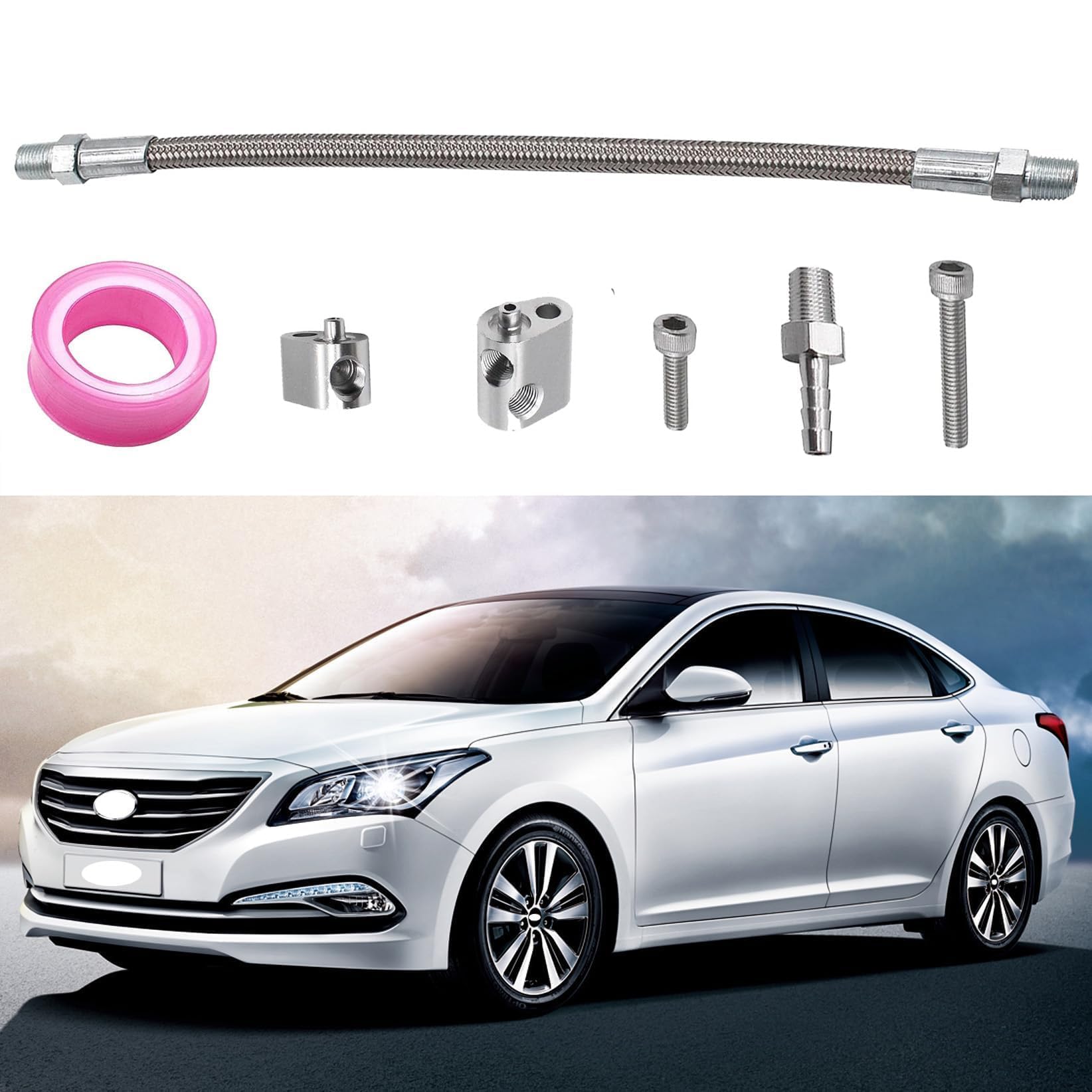 Steam Engine Kit Engine Throttle Body Bypass Hose Kit, 3-Bolt DBC DBW ...