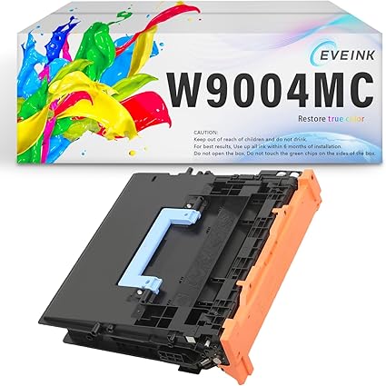 Amazon.com: EVEINK W9004 W9004MC Black Toner Cartridge Remanufactured ...
