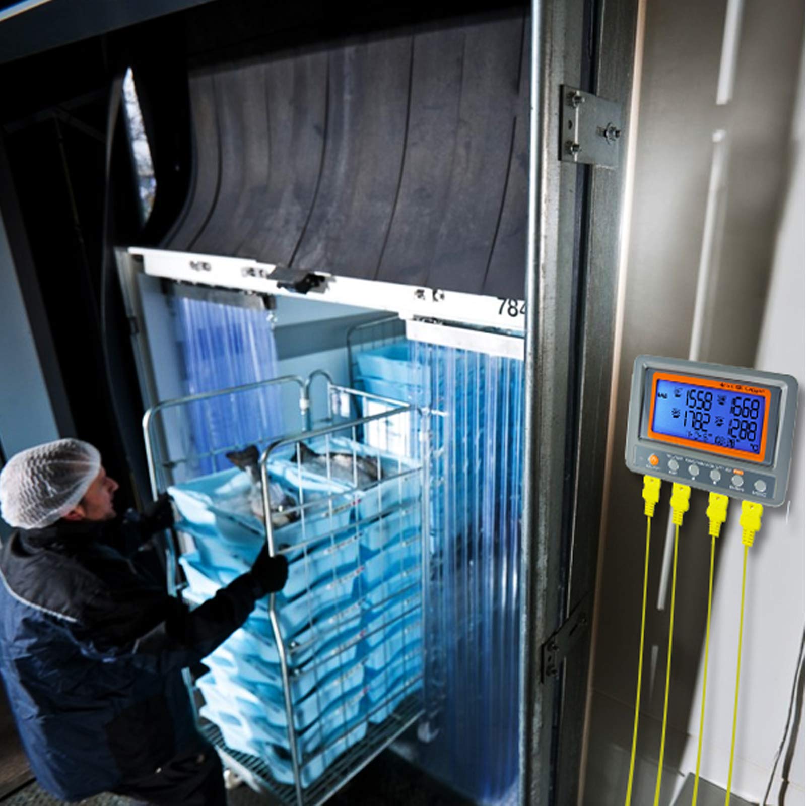 Snapklik.com : K Type Thermometer Data Logger 4 Channels Thermocouple ...