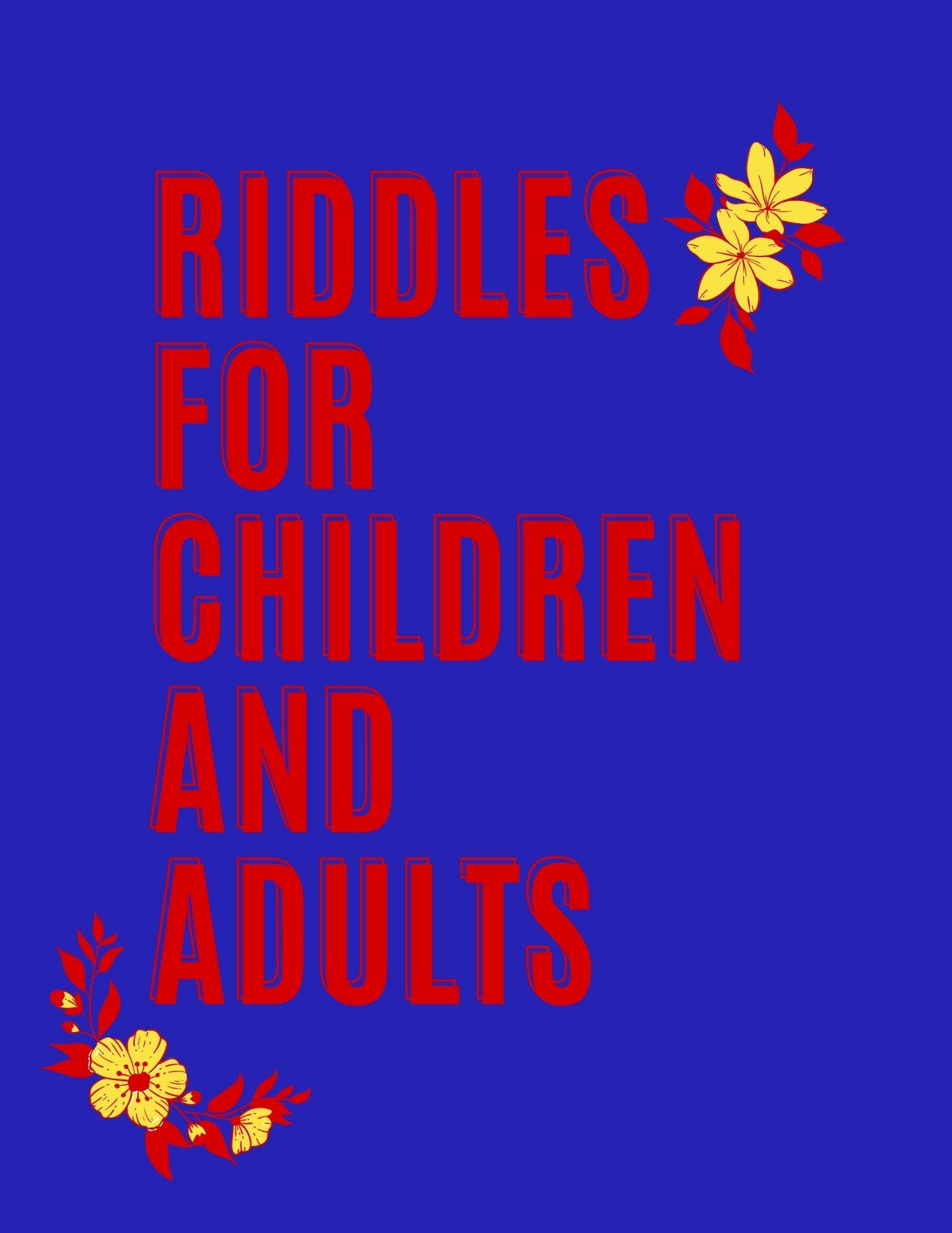 Riddles For Children And Adults Riddles For Kids Age 8 | Desertcart INDIA