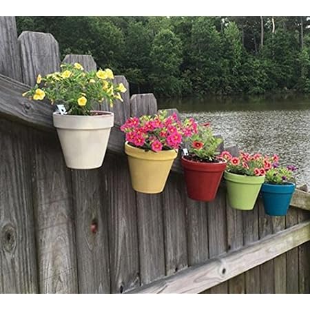 Amazon.com : Niche-Finds 5 Pieces Flower Pot Clips Hangers Latch - Long ...