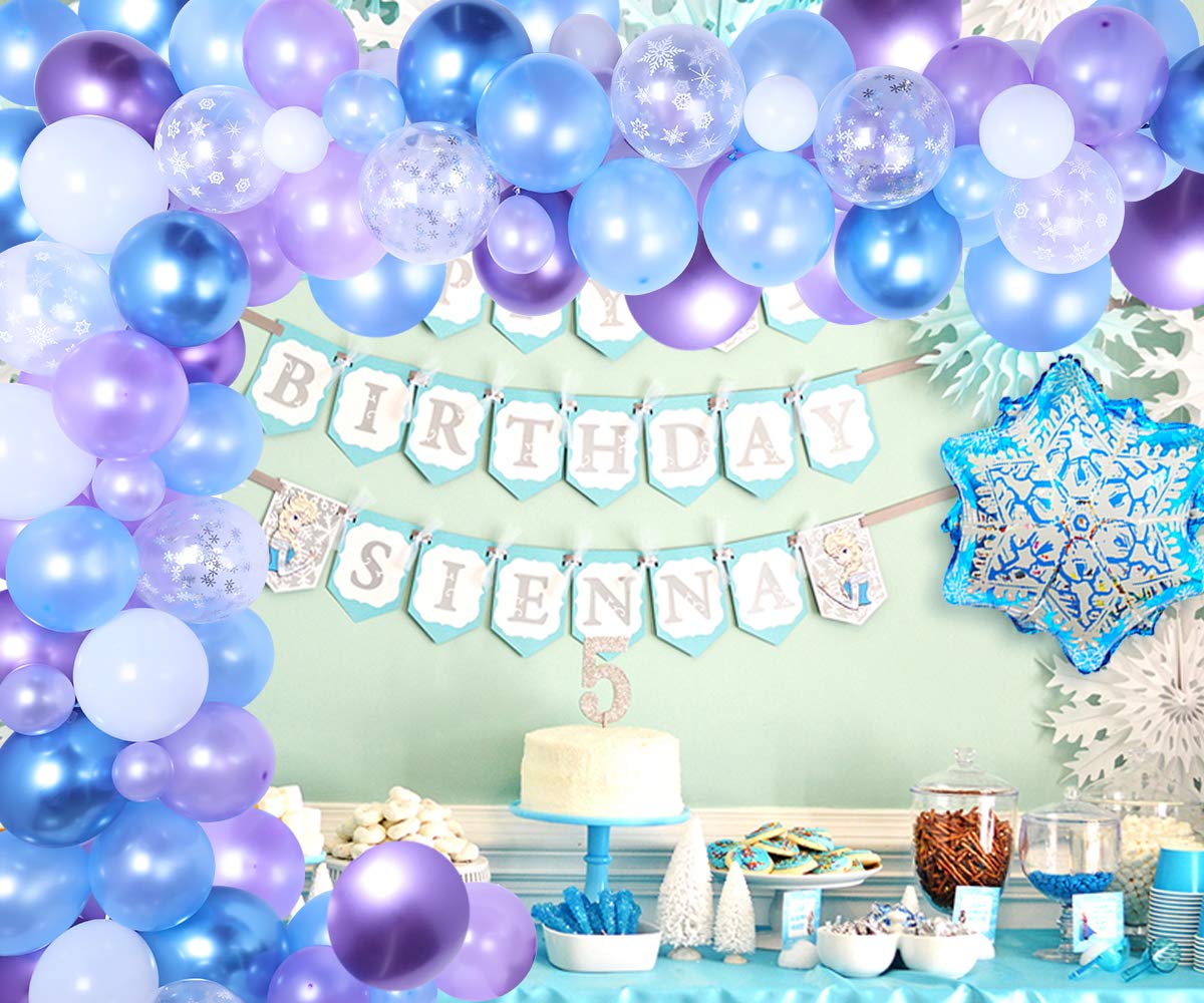 Icy Princess Themed Princess 1st, 2nd and 3rd Birthday PartySnow flake ...