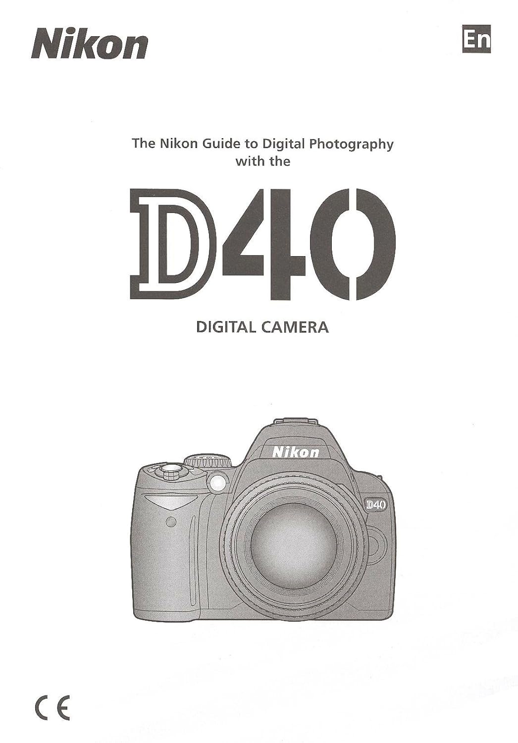 Nikon D40 Original Nikon Instruction Manual (English): Nikon: Amazon ...