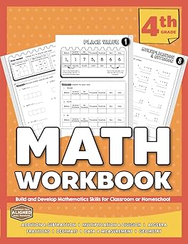 4th Grade Math Workbook: Build and Develop Mathematics Skills for ...