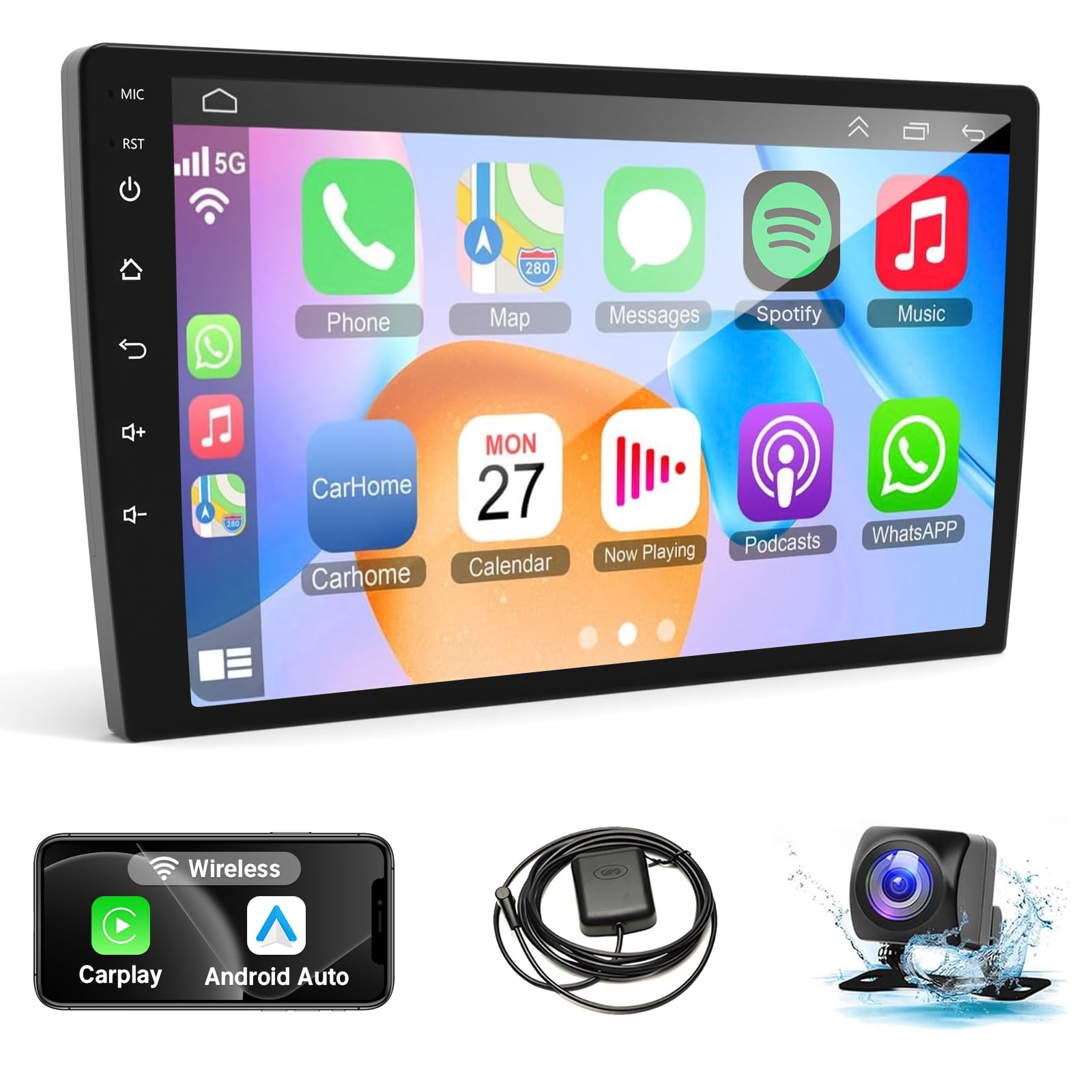 Amazon.com: 10.1 Inch 2+32GB Android Car Radio Stereo Screen for 2Din ...