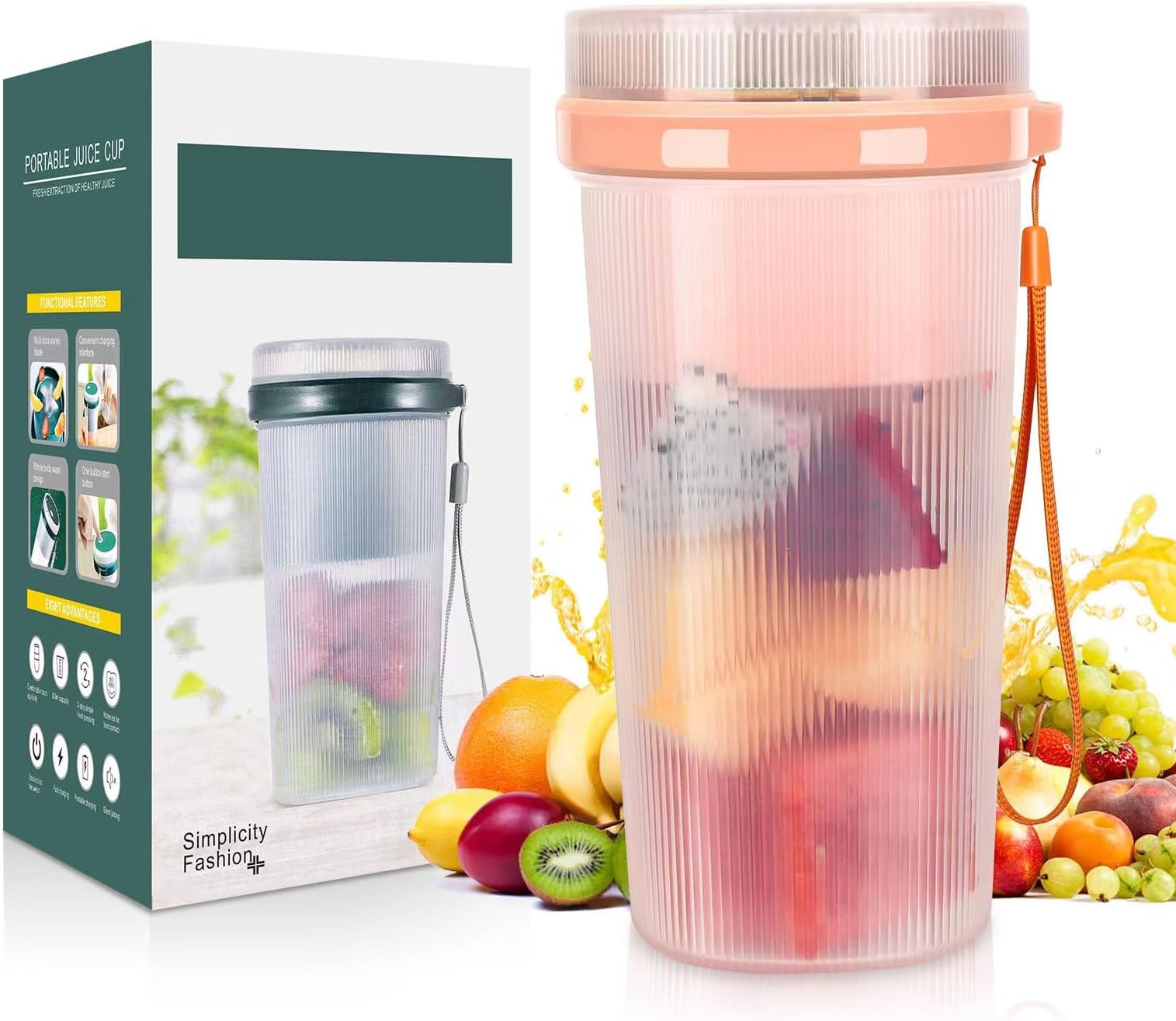 Amazon.com: Blender Portable Blender Shakes And Smoothies Blenders ...