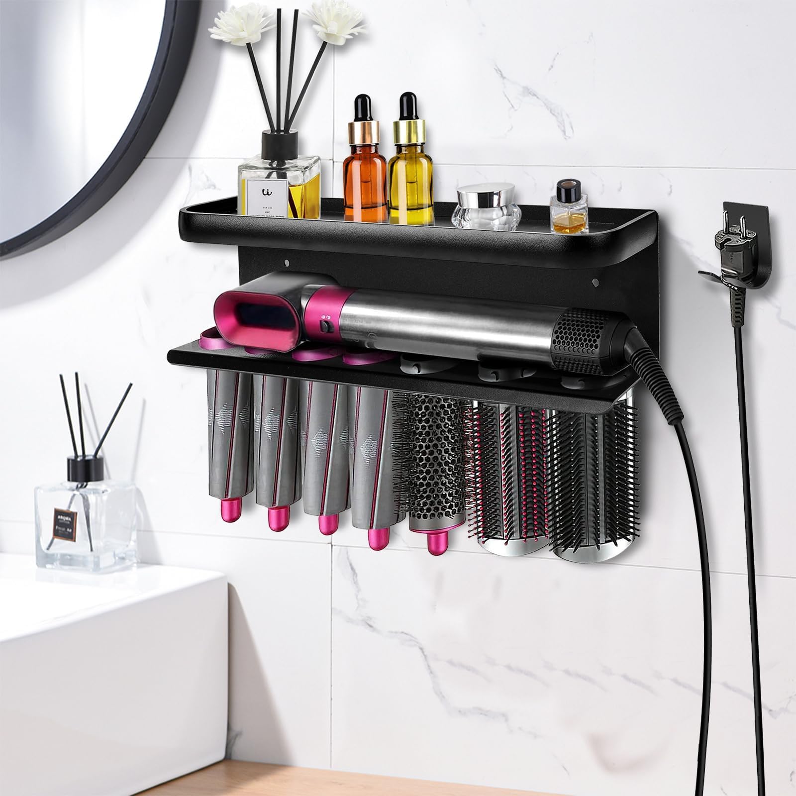 Amazon.com: AIYIMIMI Storage Holder for Dyson Curling Iron, Hair Dryer ...