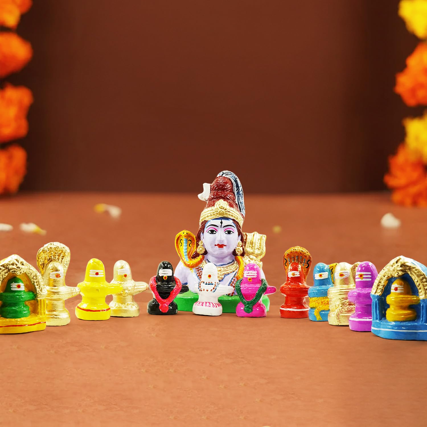 PujaNPujari Jyotirlinga Golu Doll Set -Jothilingam Set for Navarathiri ...