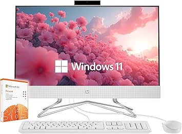 Amazon.com: HP-All in One Desktop-Computer Windows 11 PC - Office 365 ...