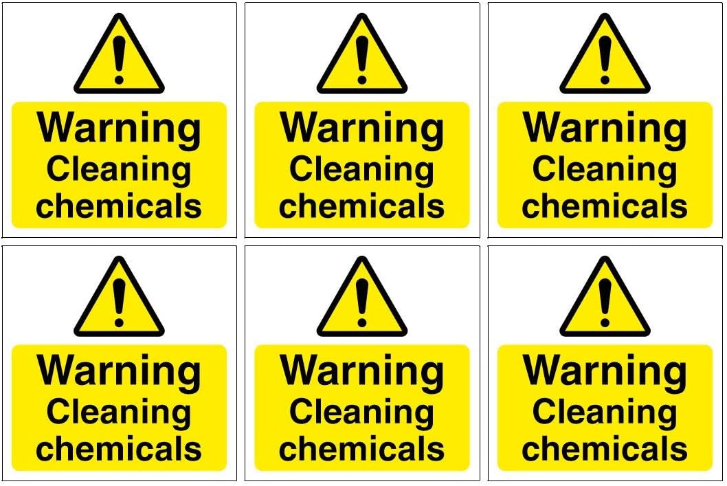 Chemical store keep door locked shut Safety sign - Self adhesive ...