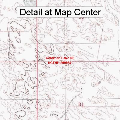 Amazon.com : USGS Topographic Quadrangle Map - Goldman Lake NE ...