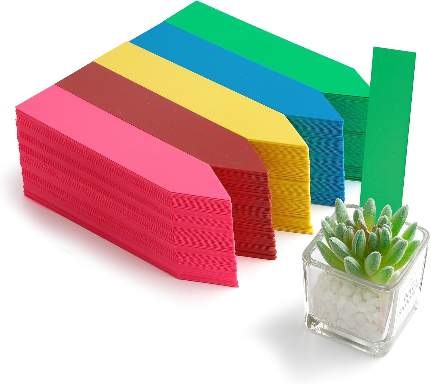 Amazon.com: Plant Labels, Plastic Plant Tags, 150PCS, 4inch, Mixed ...
