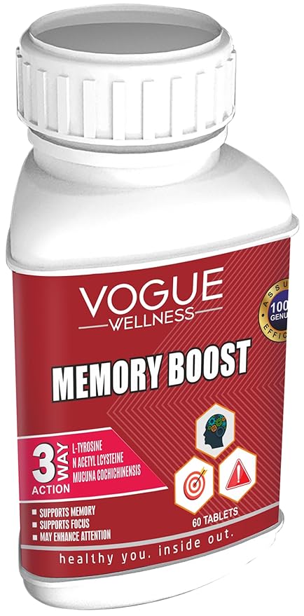 Vogue Wellness Brain Boost For Advanced Brain Booster & Boost Memory ...