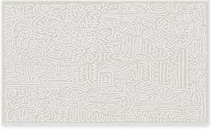 Amazon.com: RUGGABLE x Keith Haring Washable Rug - Perfect Area Rug for ...