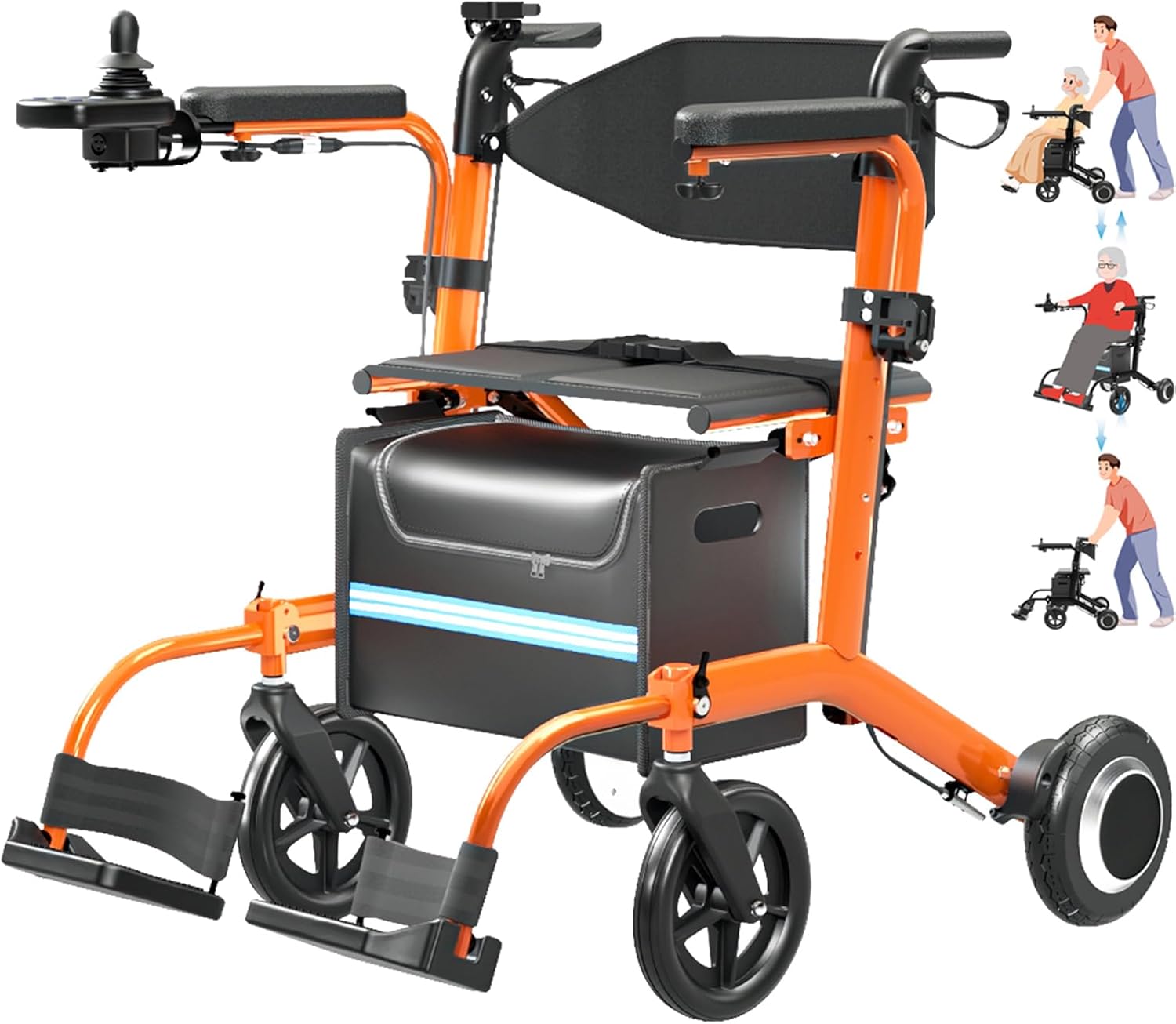 Amazon.com: RehabRollls Electric Wheelchair & Rollator Walkers for ...