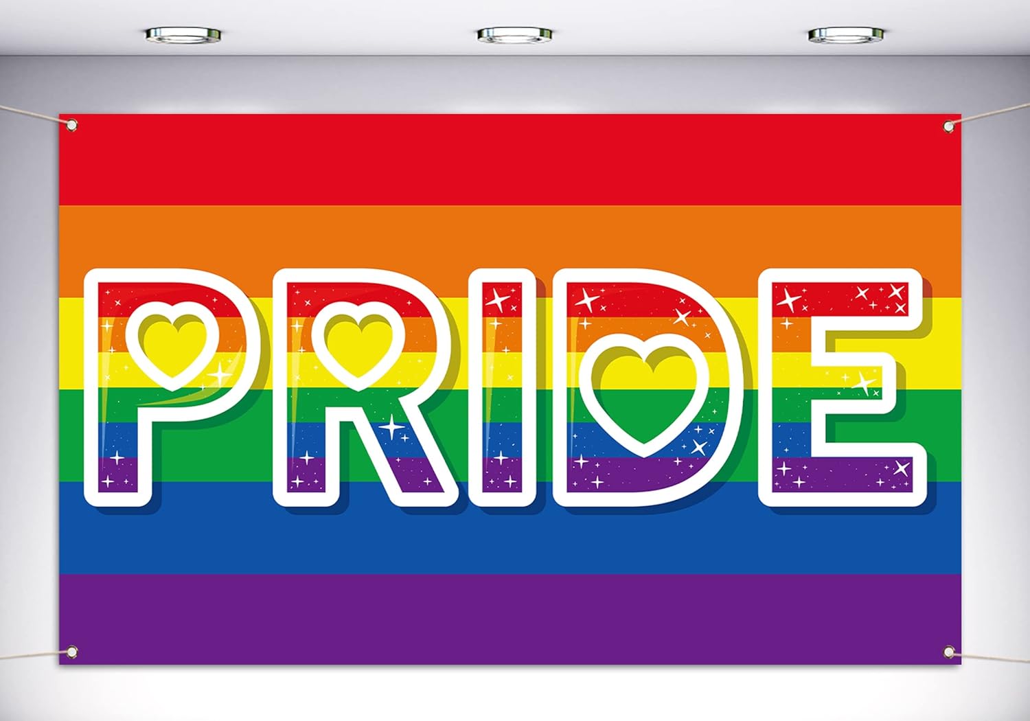 Amazon.com : Vohado Pride Rainbow Photo Booth Backdrop Love is Love ...