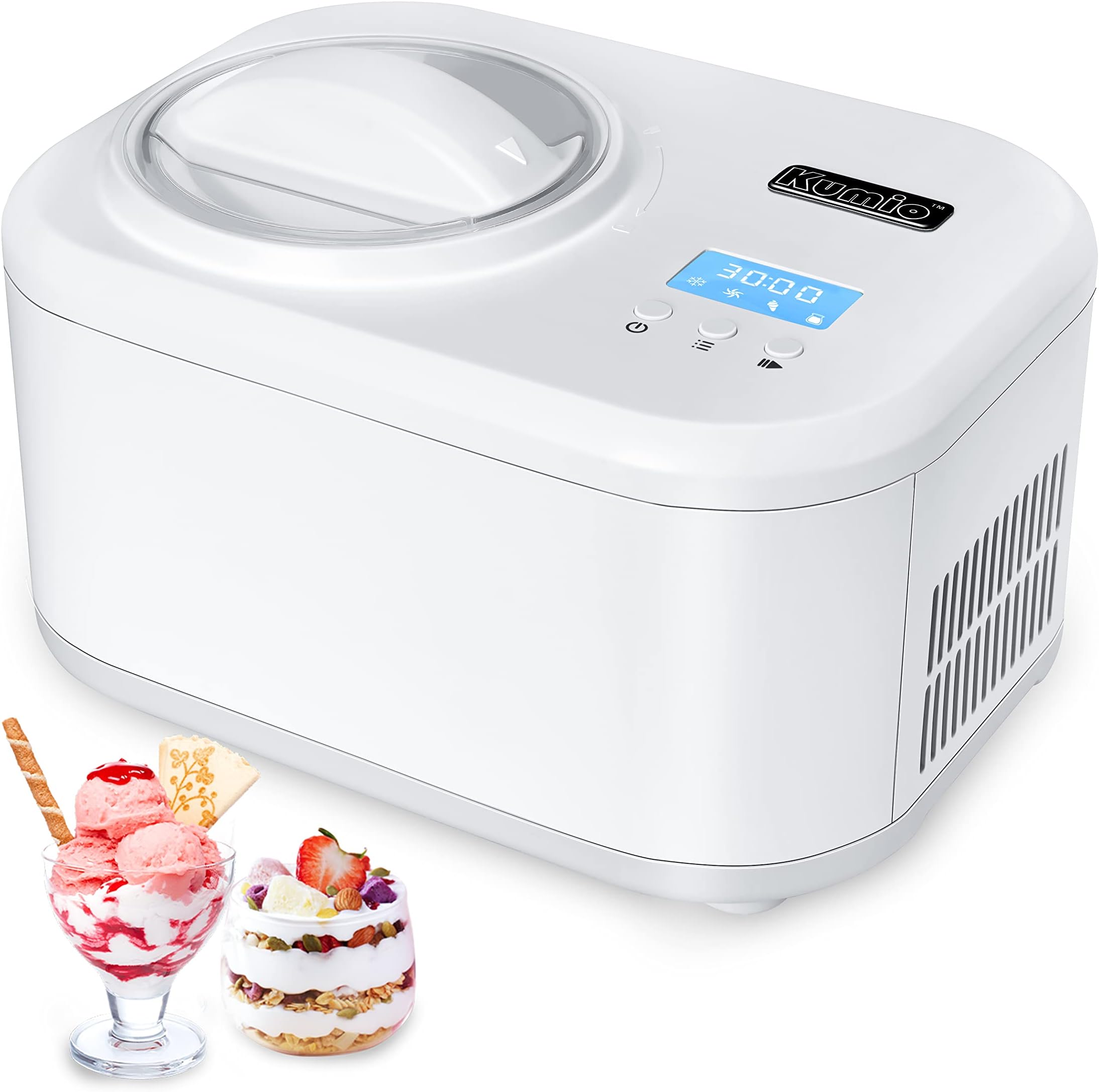 Amazon.com: Cuisinart Ice Cream Maker with Compressor, Gelato Machine ...