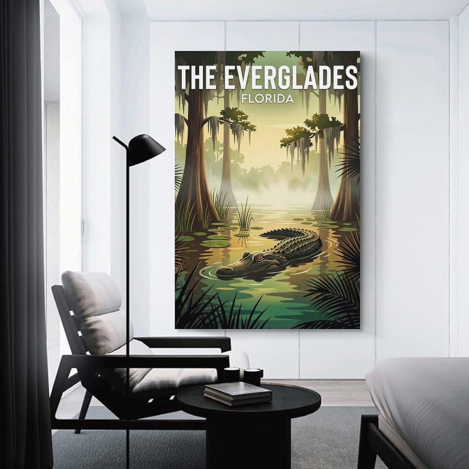 Amazon.de: sinyumoney The Everglades Florida Alligator Leinwand ...