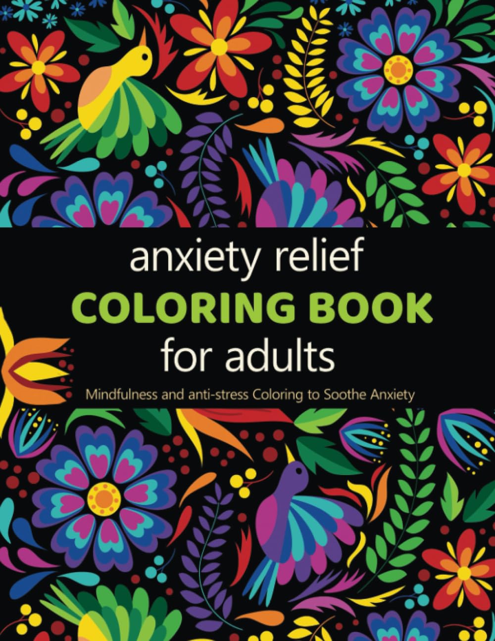 Amazon.com: Anxiety Relief Adult Coloring Book: Over 100 Pages of ...