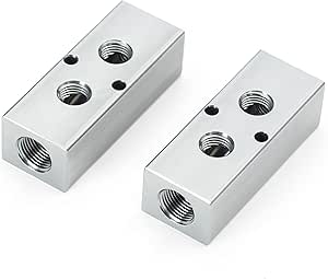 Amazon.com: Air Compressor Outlet Kits For 2 Way 4 Port Air Manifold 3/ ...