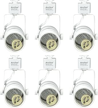 Arcfox J Type Track Lighting Heads Single Circuit MR16 GU10 Modern ...