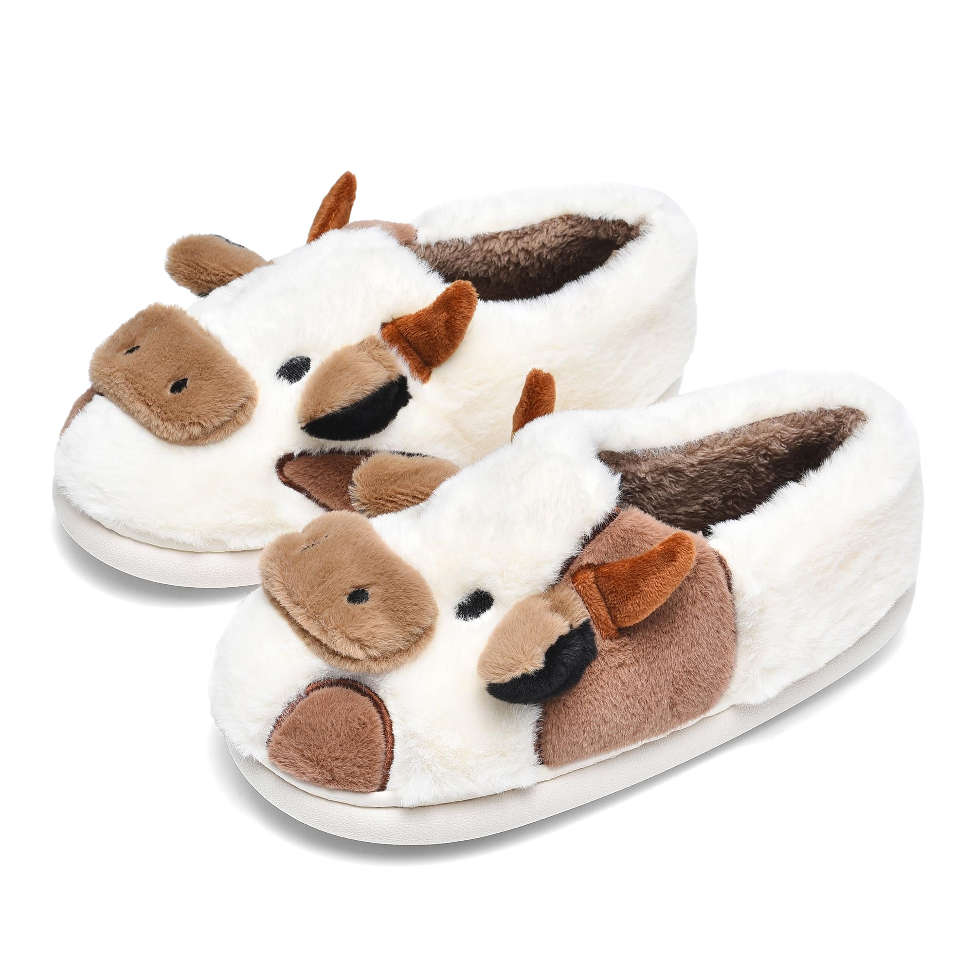Snapklik.com : GULAKY Cow Slippers For Women Fuzzy Cute Kawaii Shoes ...