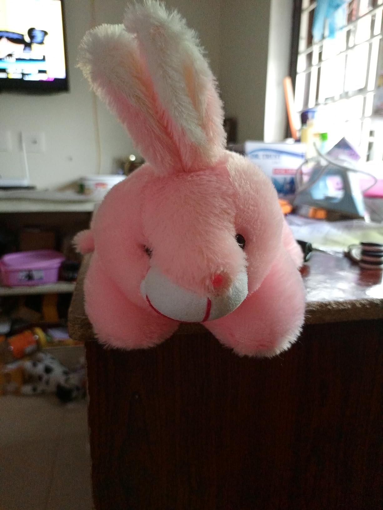 Buy Babique Cute Pink Rabbit soft Toys 26 cm (pink) Online at Low ...