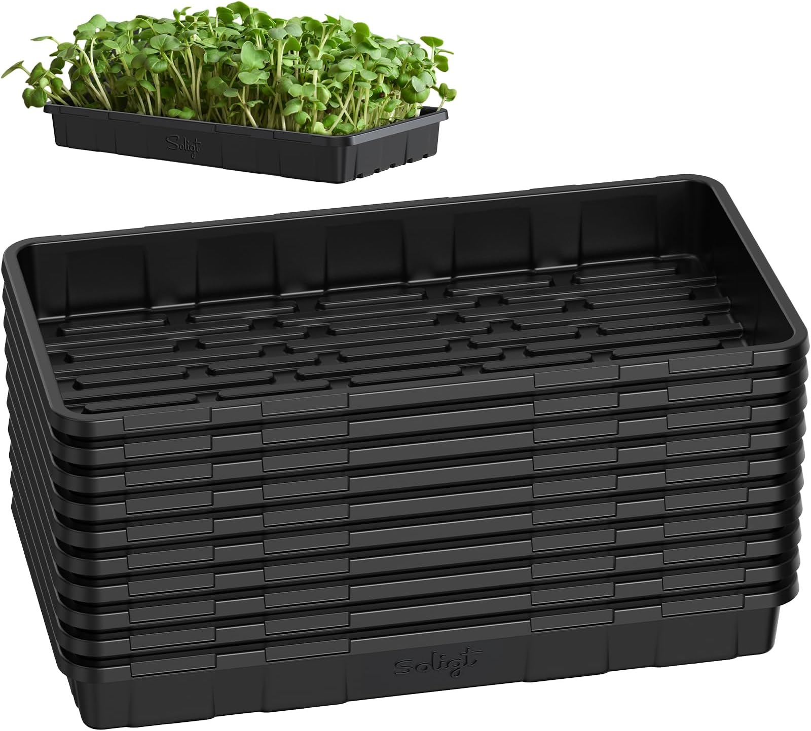 Amazon.com : Epic Gardening Reusable Seed Starter Tray - (4 Pack, 16 ...
