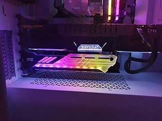 EZDIY-FAB 5V 3 Pin RGB Grafikkarten Halter, RGB LED Videokarte ...
