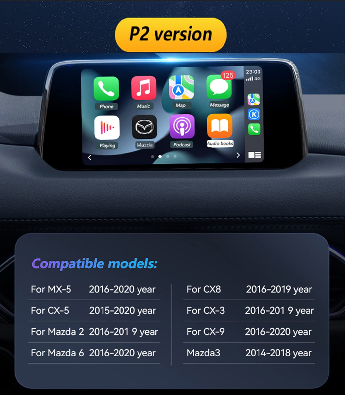 Snapklik.com : TK78-66-9U0C Wired Carplay Adapter Retrofit Kit For ...