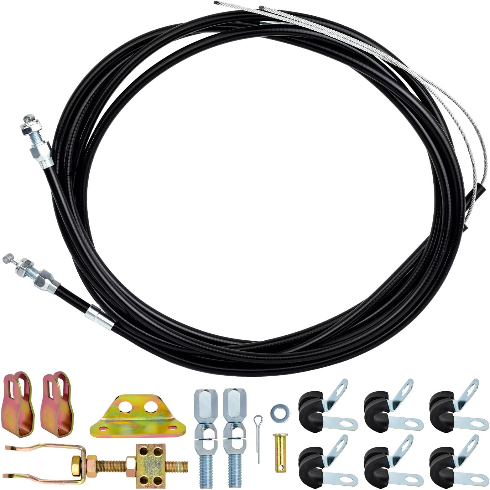 Amazon.com: LAWETA 330-9371 Emergency Parking Brake Cable Kit ...