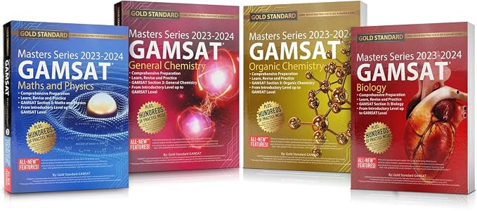 2023-2024 New Masters Series GAMSAT Textbook - 4 Science Books : The ...