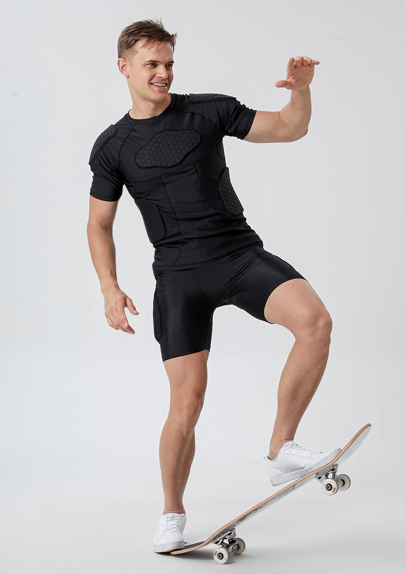 Snapklik.com : Hip Butt Protective Gear Impact Shorts Skate Compression ...