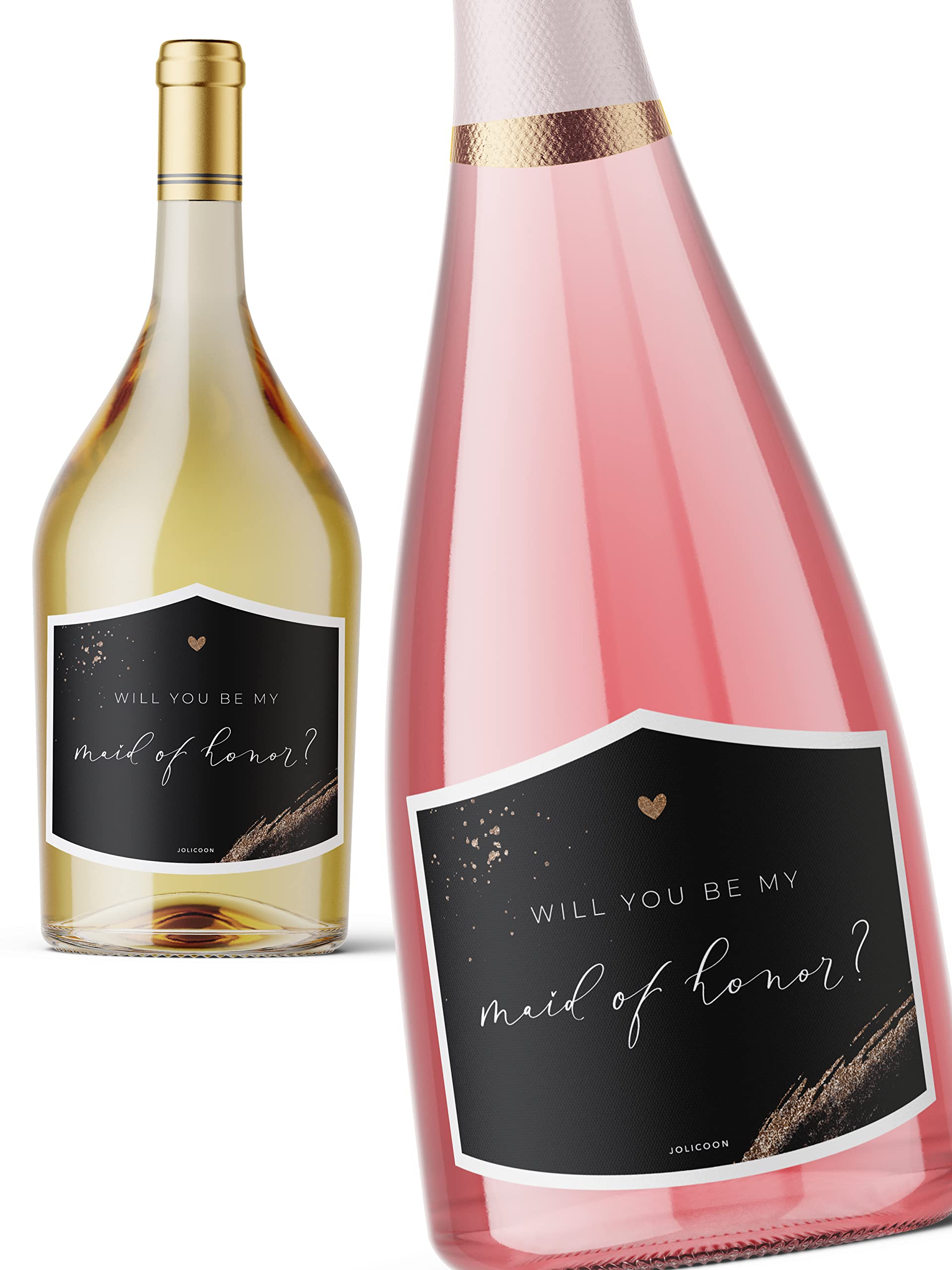 Will You Be My Maid Of Honor Wine Label