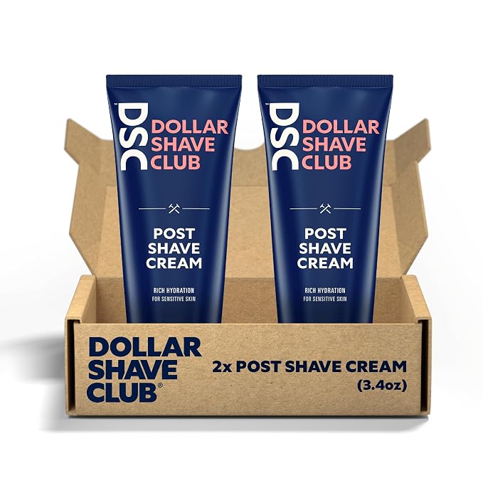 Amazon.com: Dollar Shave Club | Post Shave Cream 2 ct. | A Calming and ...