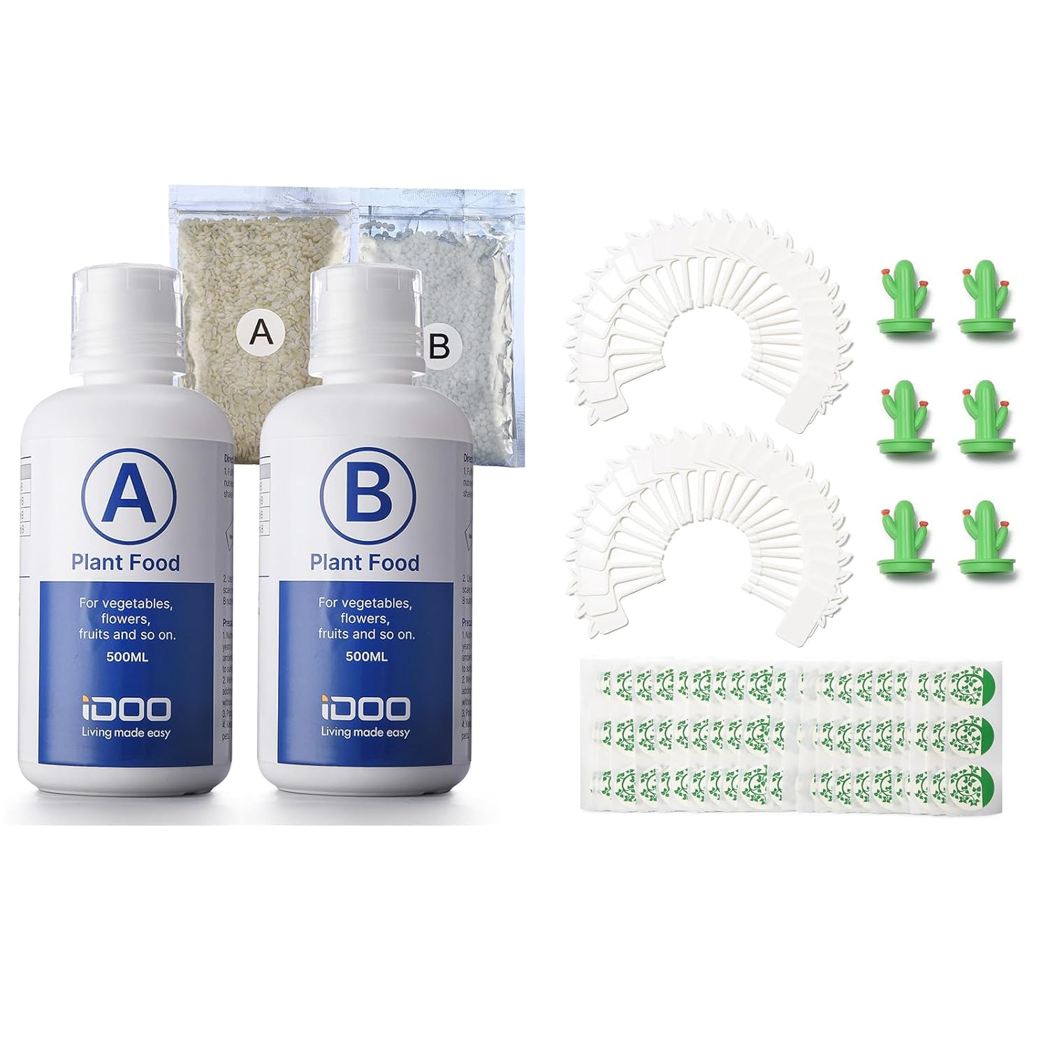 Amazon.com : iDOO Plant Food 70 oz (2 Liter) with 50pcs Plant Labels ...