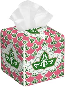 Amazon.com: Sorority Gifts for Women Tissue Box Cover Square PVC ...