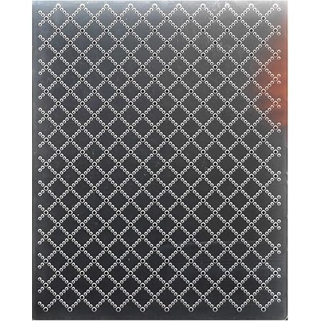 Kwan Crafts Grid Plastic Embossing Folders for Card Making Scrapbooking ...