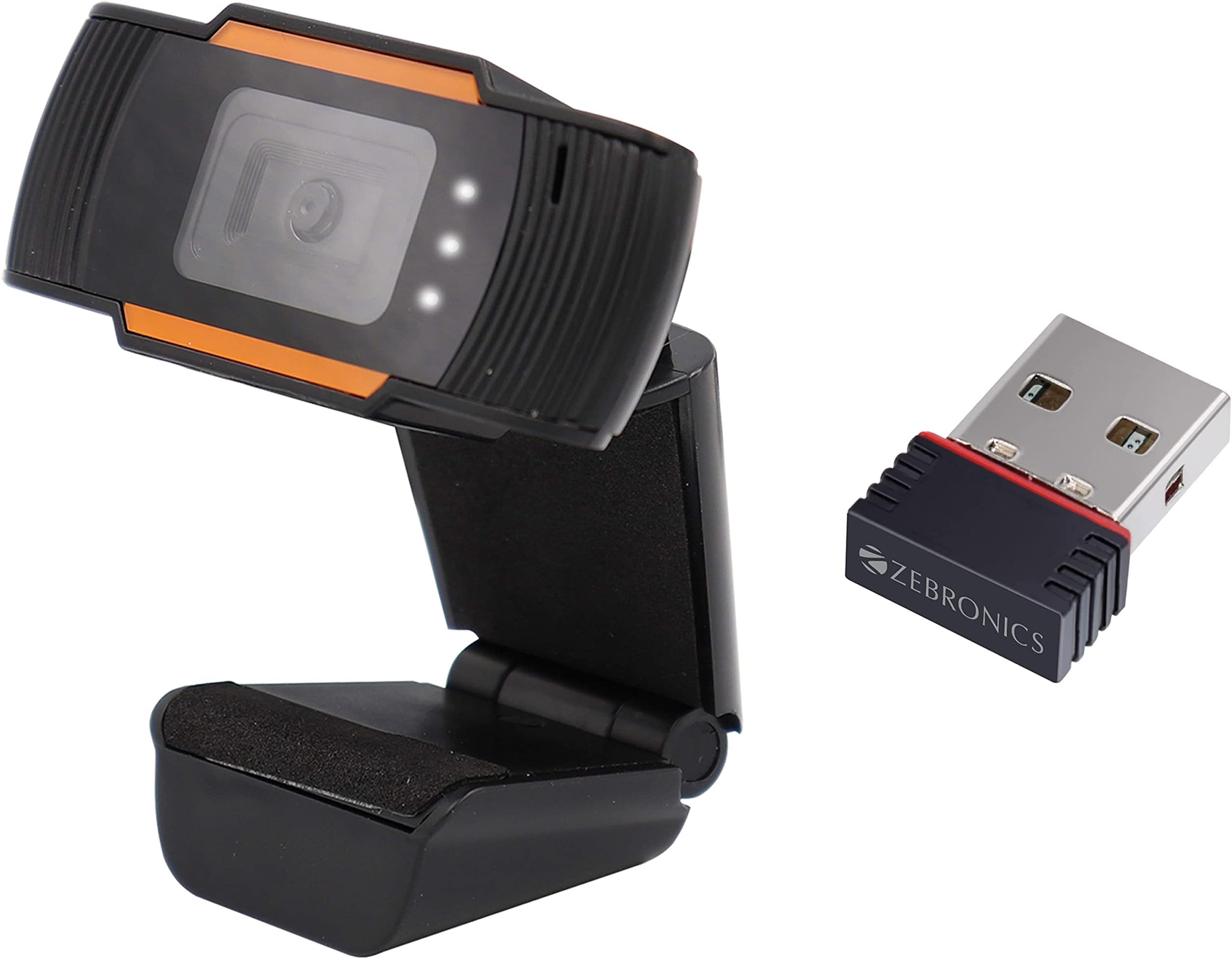 ZEBRONICS Zeb-Crisp Pro Digital Zoom Web Camera (HD) with 5P Lens ...