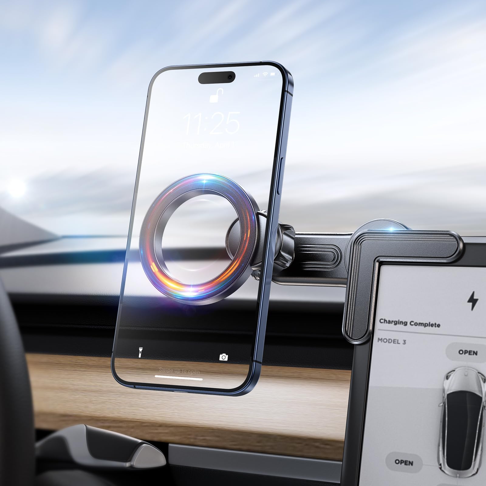 Amazon.com: Tesla Phone Mount, [Strong Magnets & Super Stable ] Tesla ...