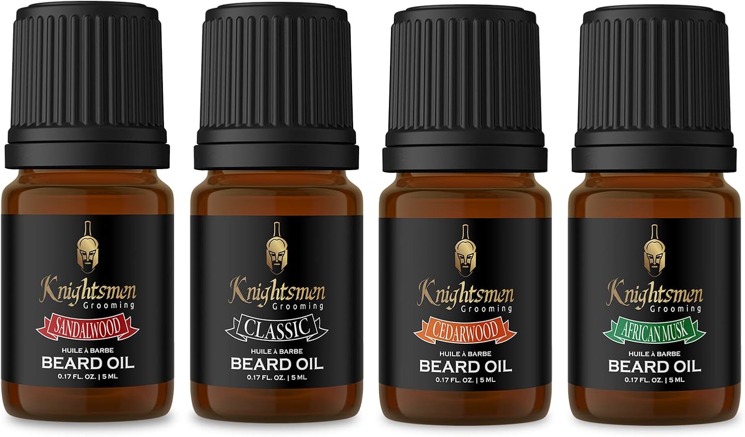 Beard Oil Sample Size Bundle by Knightsmen Grooming - Made in Canada ...