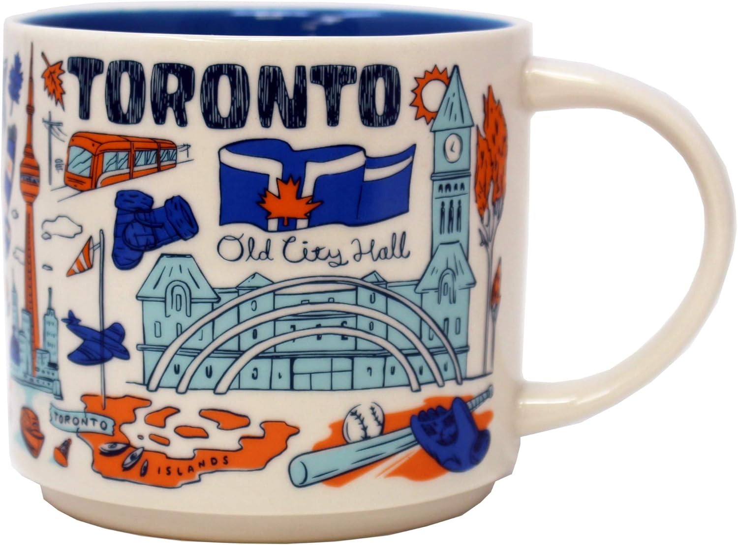 Amazon.com | Starbucks Been There Series Toronto Mug, 14 Oz: Coffee ...