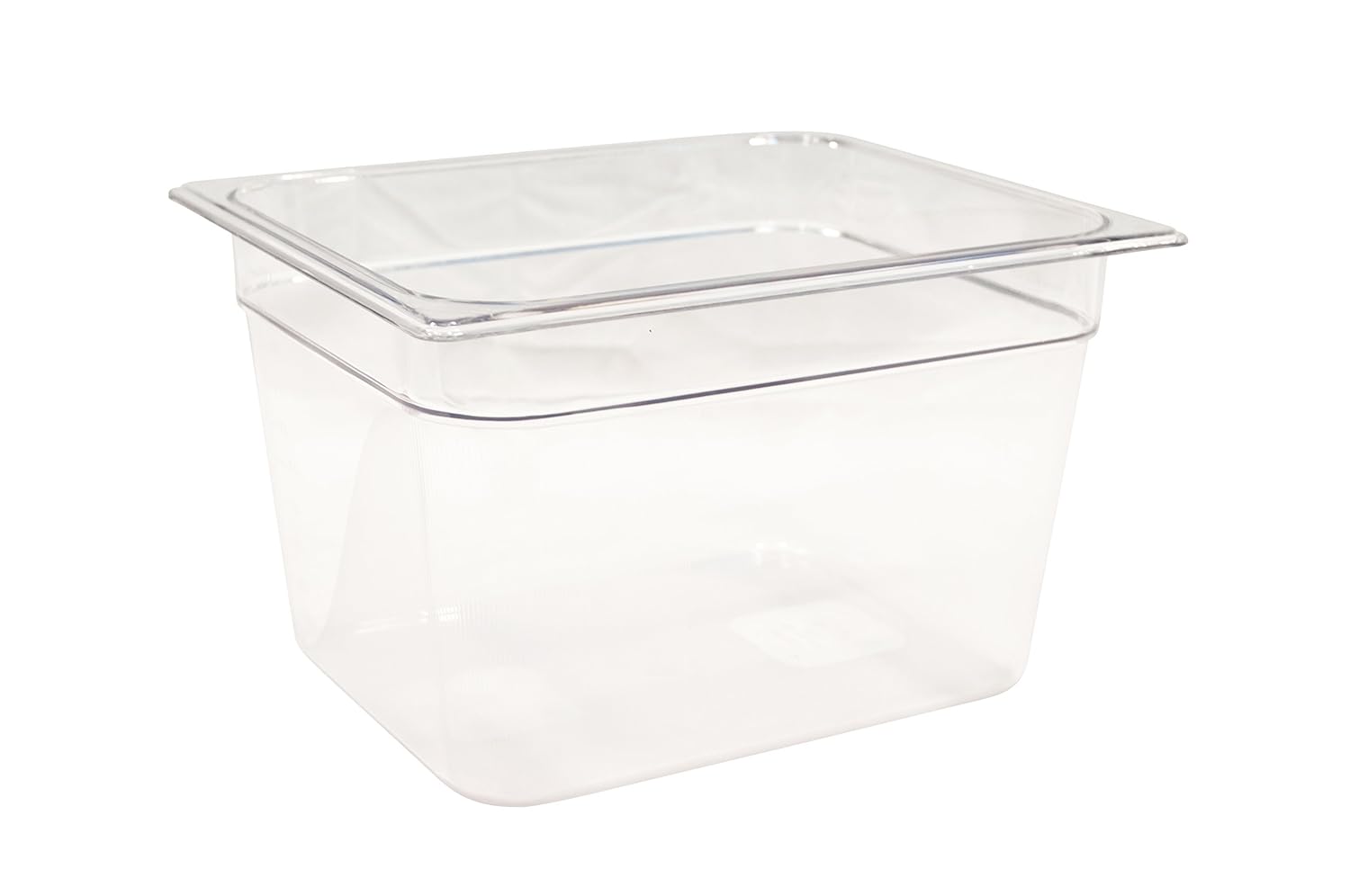 Rubbermaid FG126P00CLR Insert Pan 1/2 Size Cold 8 In Deep Clear, 12.81 ...