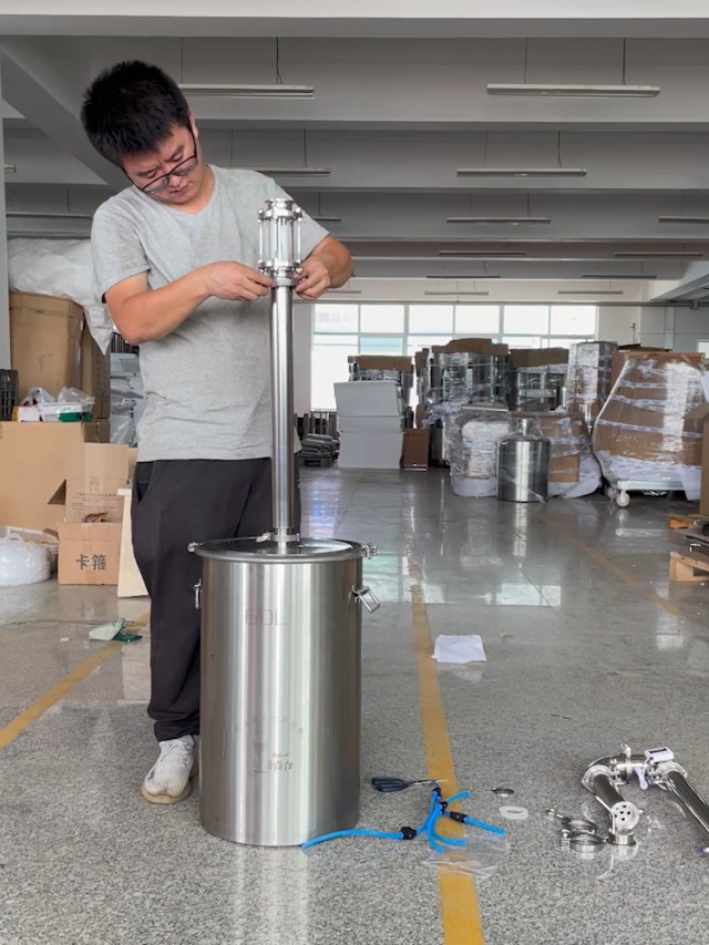 Watch New Tubular distillation tower with sight glass copper mesh on ...