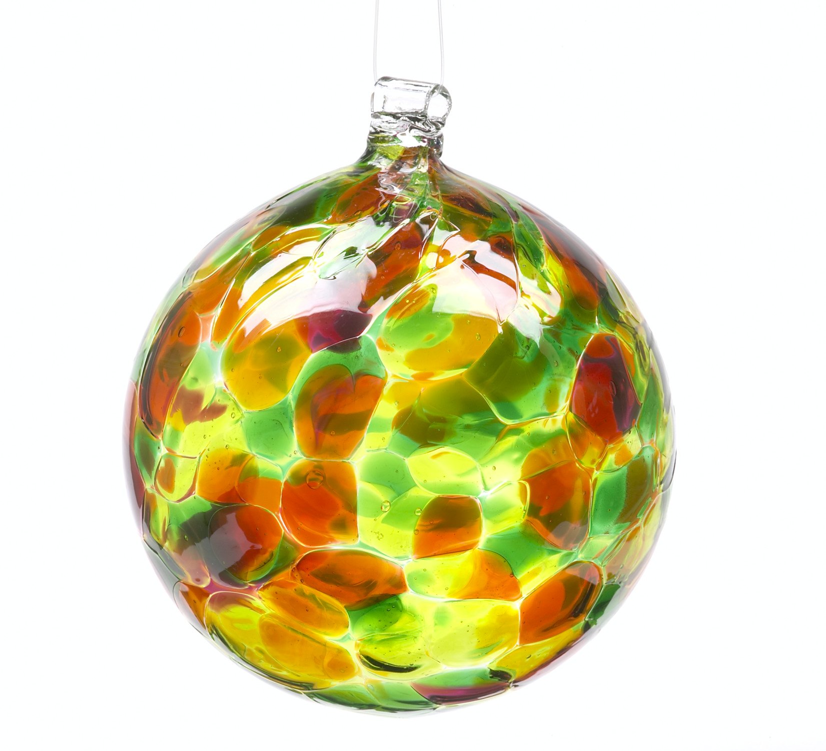 Amazon.com : Kitras 3-Inch Calico Ball, Autumn Leaves : Suncatchers ...