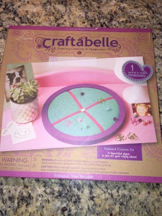 Amazon.com: New Craftabelle Pin Board Creation Kit : Home & Kitchen